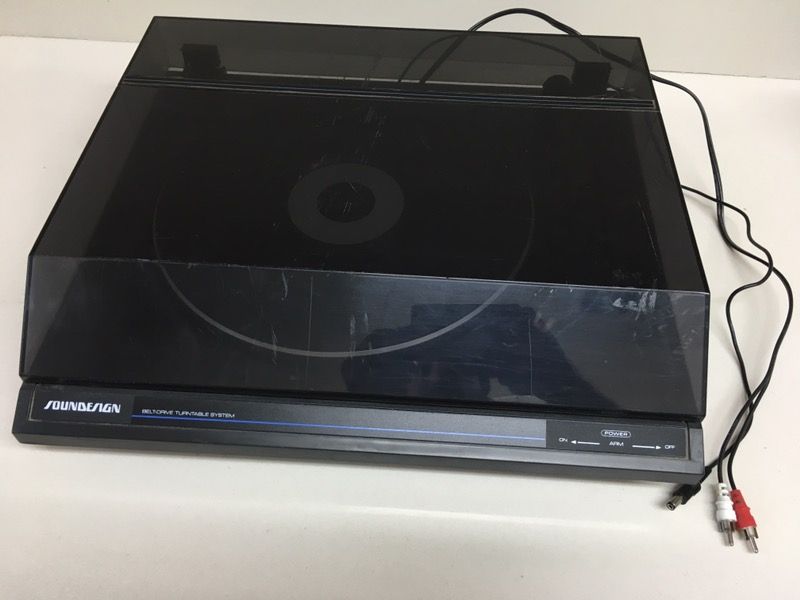 Vintage Soundesign 0906H L Belt Drive Turntable Record Player System ...
