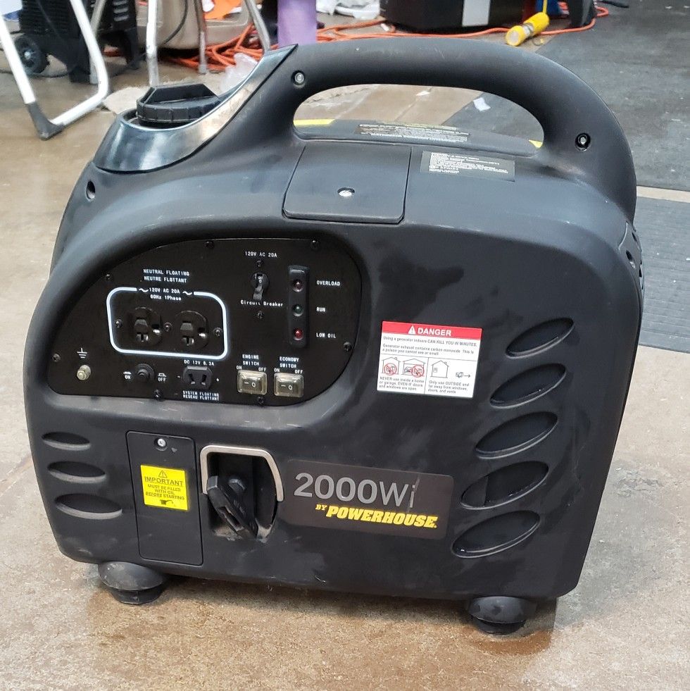 Powerhouse 2000WI Gas Powered Generator for Sale in West Chicago, IL ...