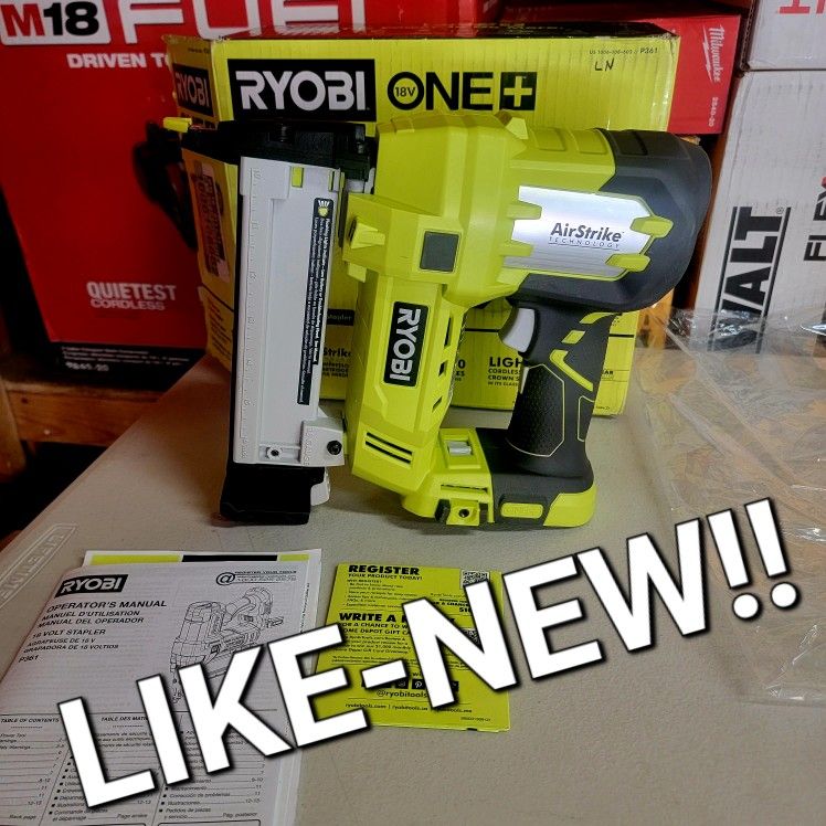 Ryobi P360 RYOBI 18V ONE+ AirStrike 18-Gauge Cordless Lithium-Ion ...