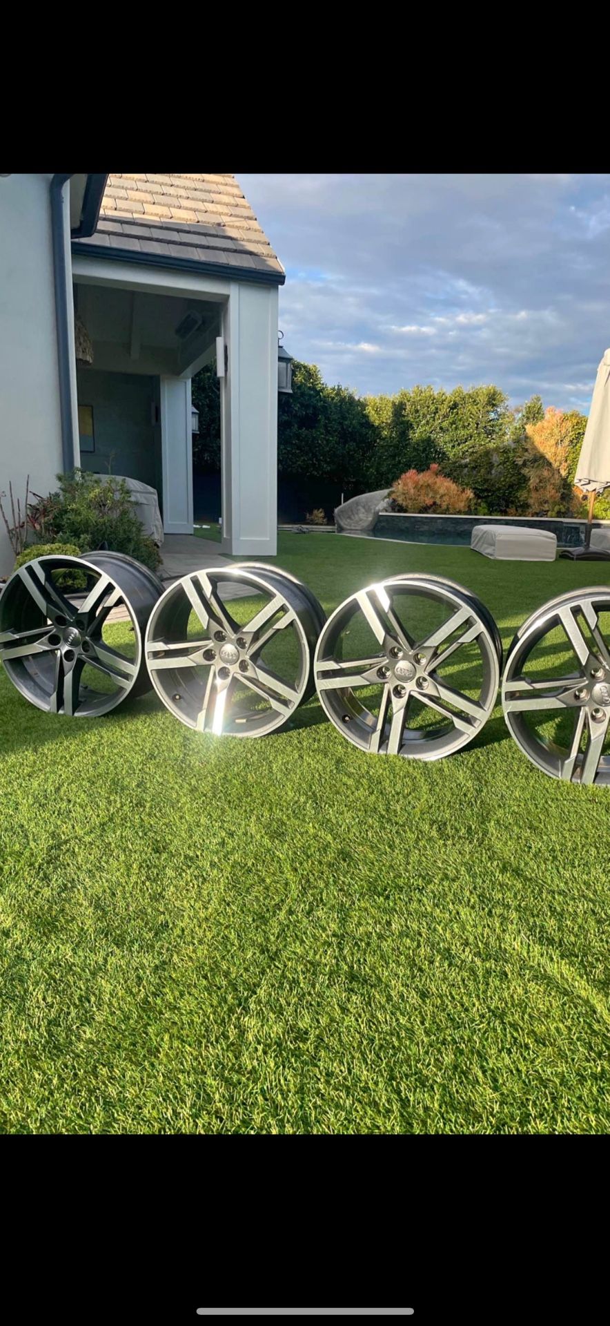 AUDI S LINE 18’’ WHEELS OEM for Sale in Chino Hills, CA - OfferUp