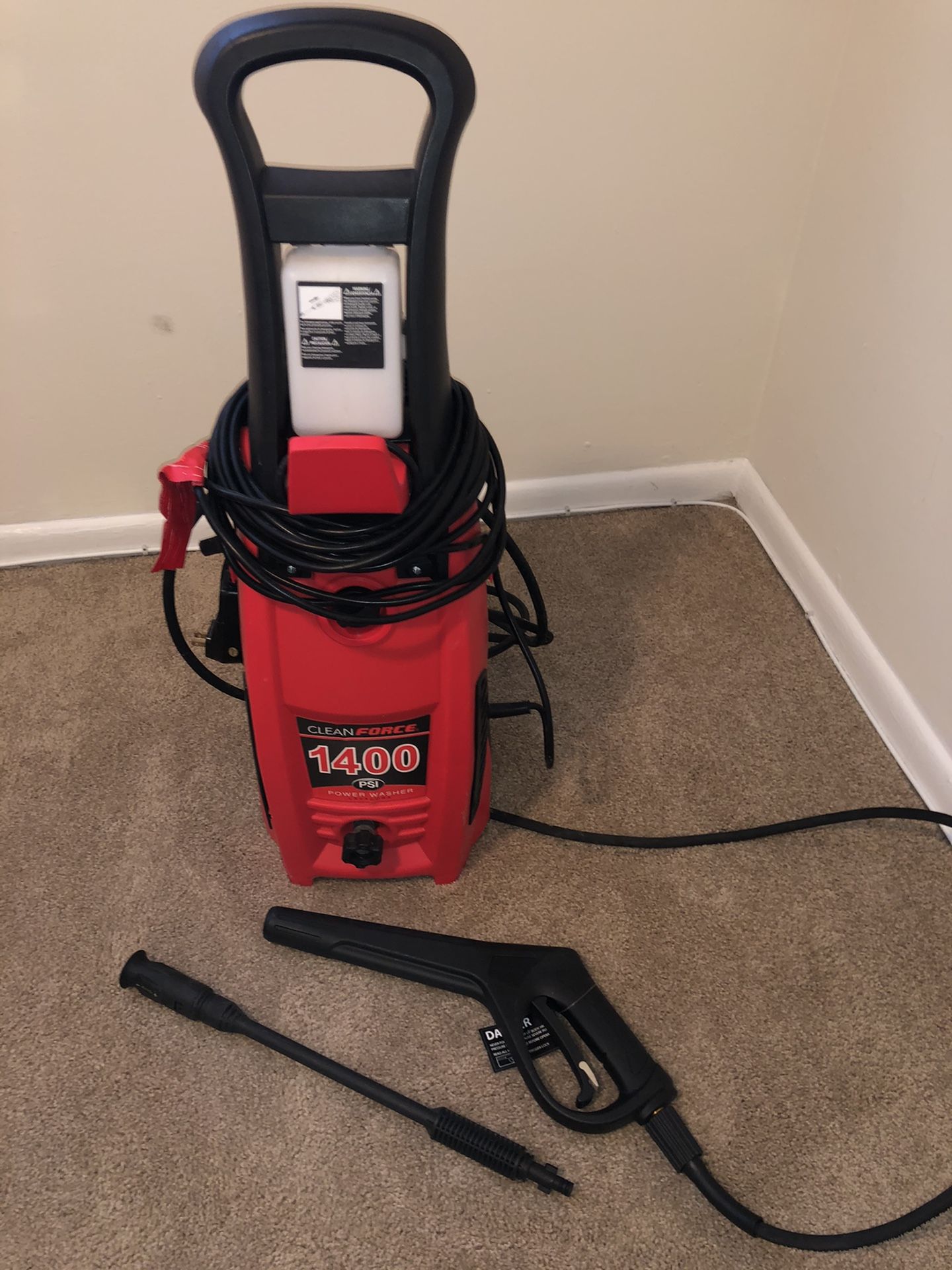Clean Force 1400 psi Pressure Washer for Sale in Norfolk, VA - OfferUp