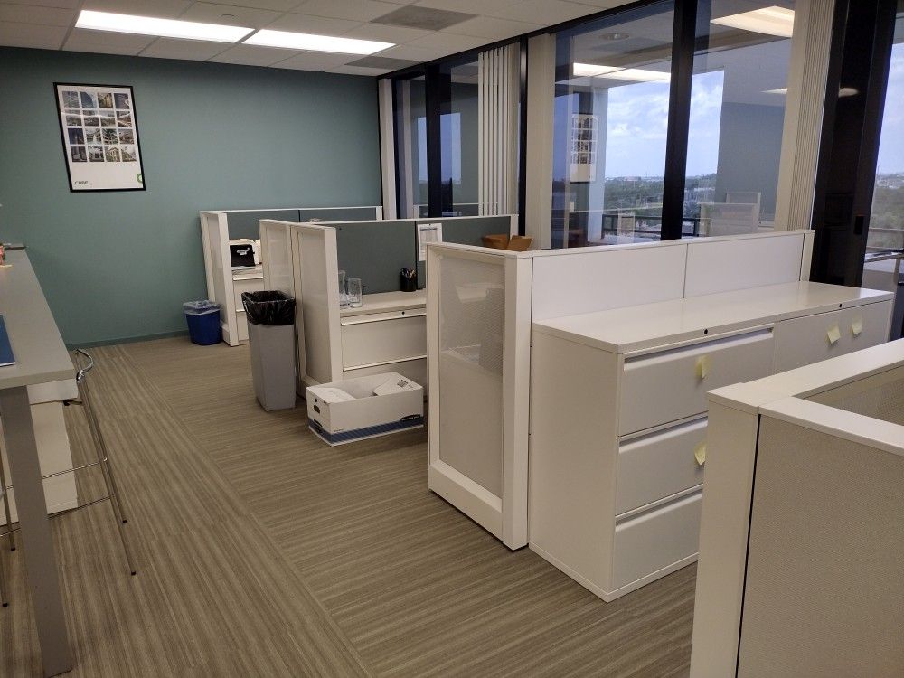 Office Cubicles Like New, U Shape with Electric For Sale for Sale in ...