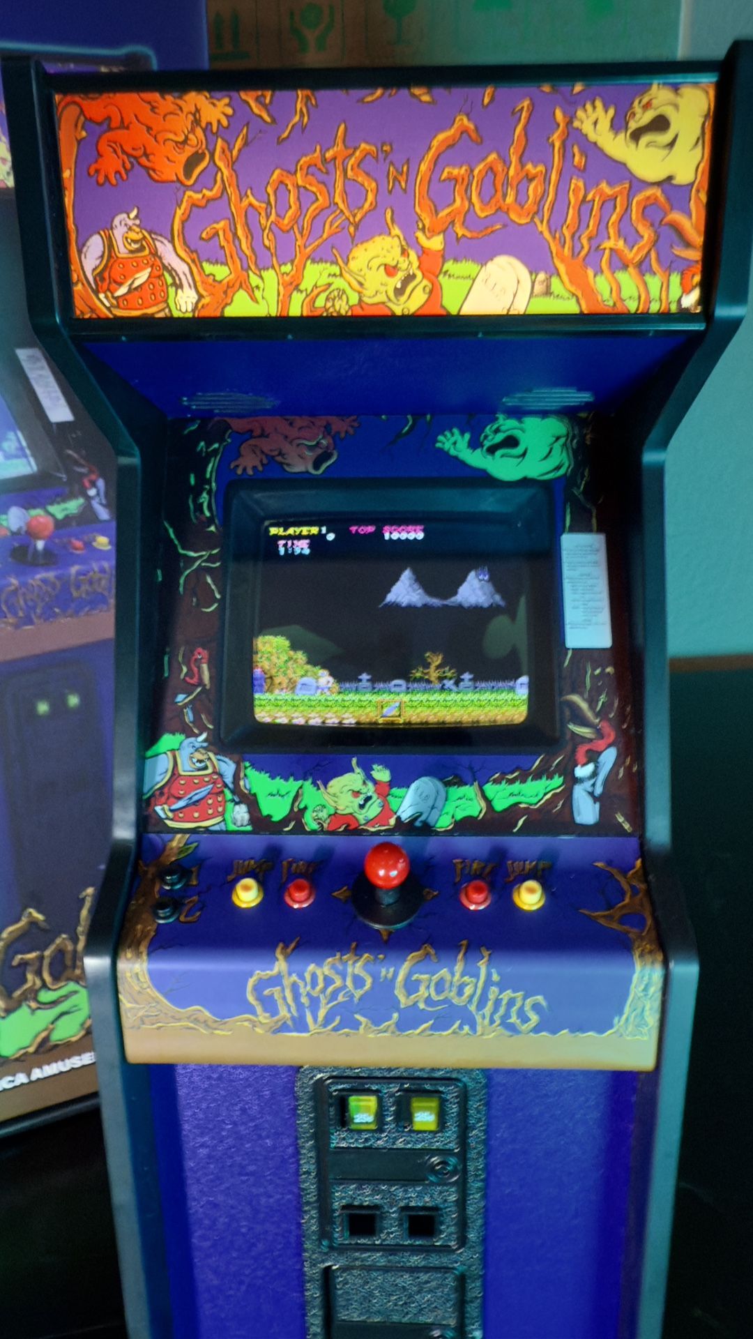 GHOST & GOBLINS - NEW WAVE TOYS 1/6 SCALE ARCADE MACHINE for Sale in ...