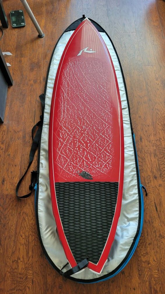 ***ON HOLD FOR PICK-UP*** RUSTY PIRAHNA SURFTECH SURFBOARD 3 FUTURES ...