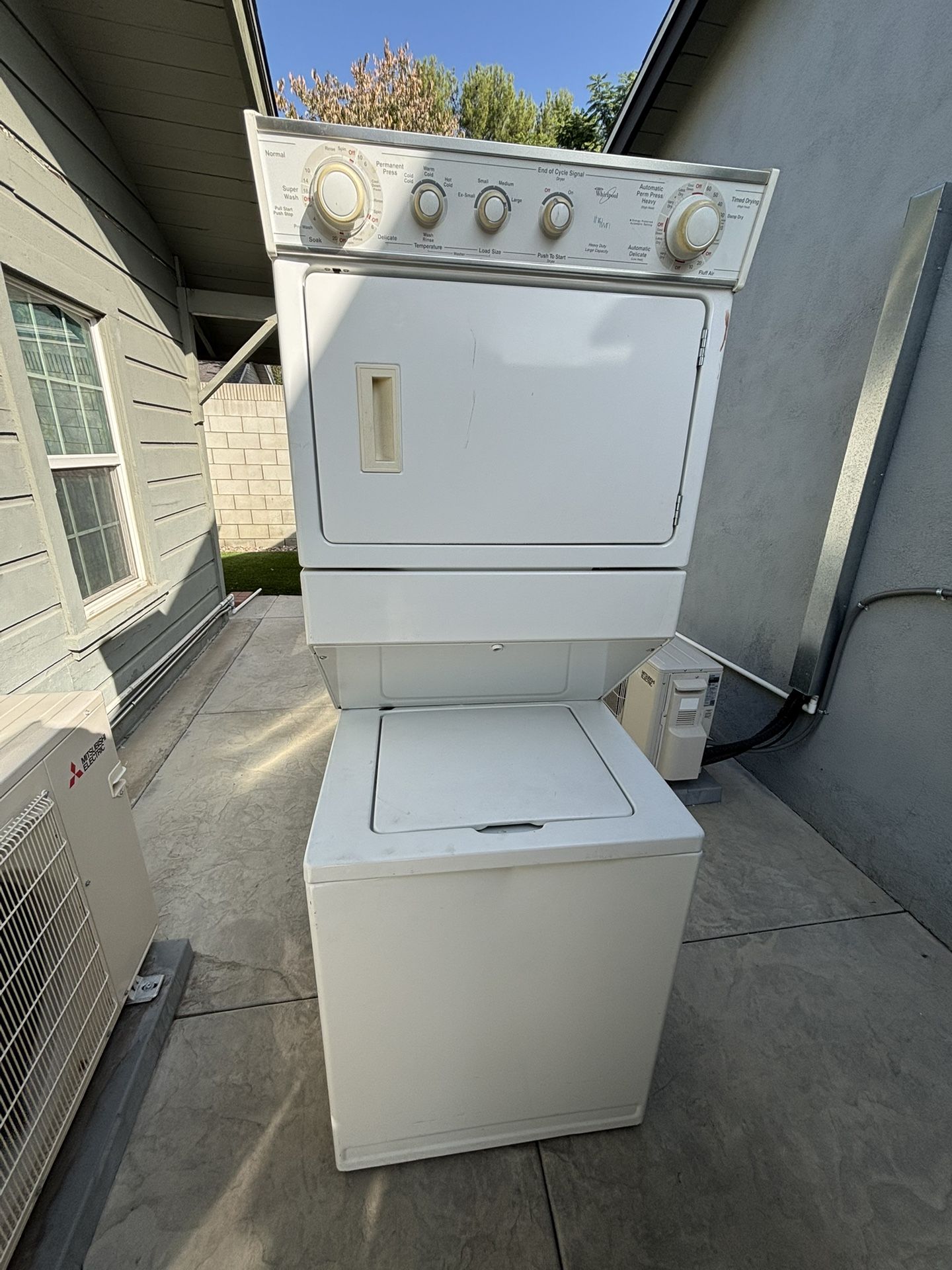 Gas Whirlpool Stackable Washer Dryer for Sale in Glendora, CA - OfferUp