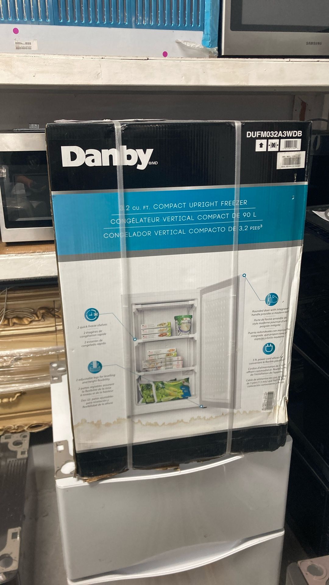 Danby Brand New In Box Freezer 3.2 Cubic Ft for Sale in Cypress, CA ...