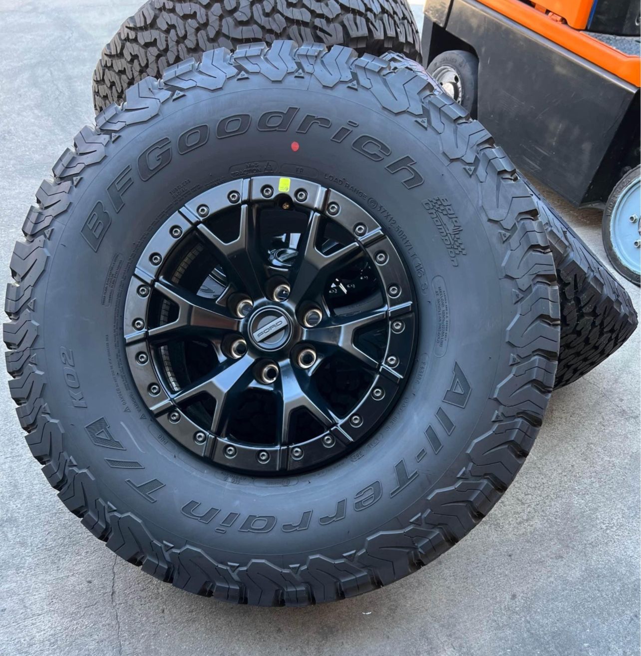2023 Ford Raptor R RaptorR F-150 F150 Black Beadlock Wheels Rims Tires ...