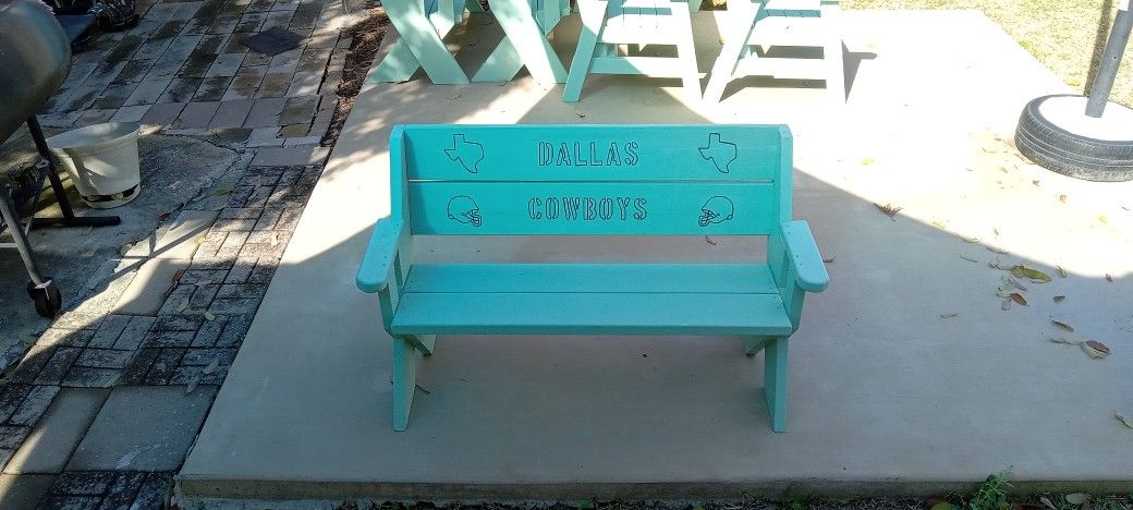 Dallas Cowboys Bench (Read Description) for Sale in San Antonio, TX ...