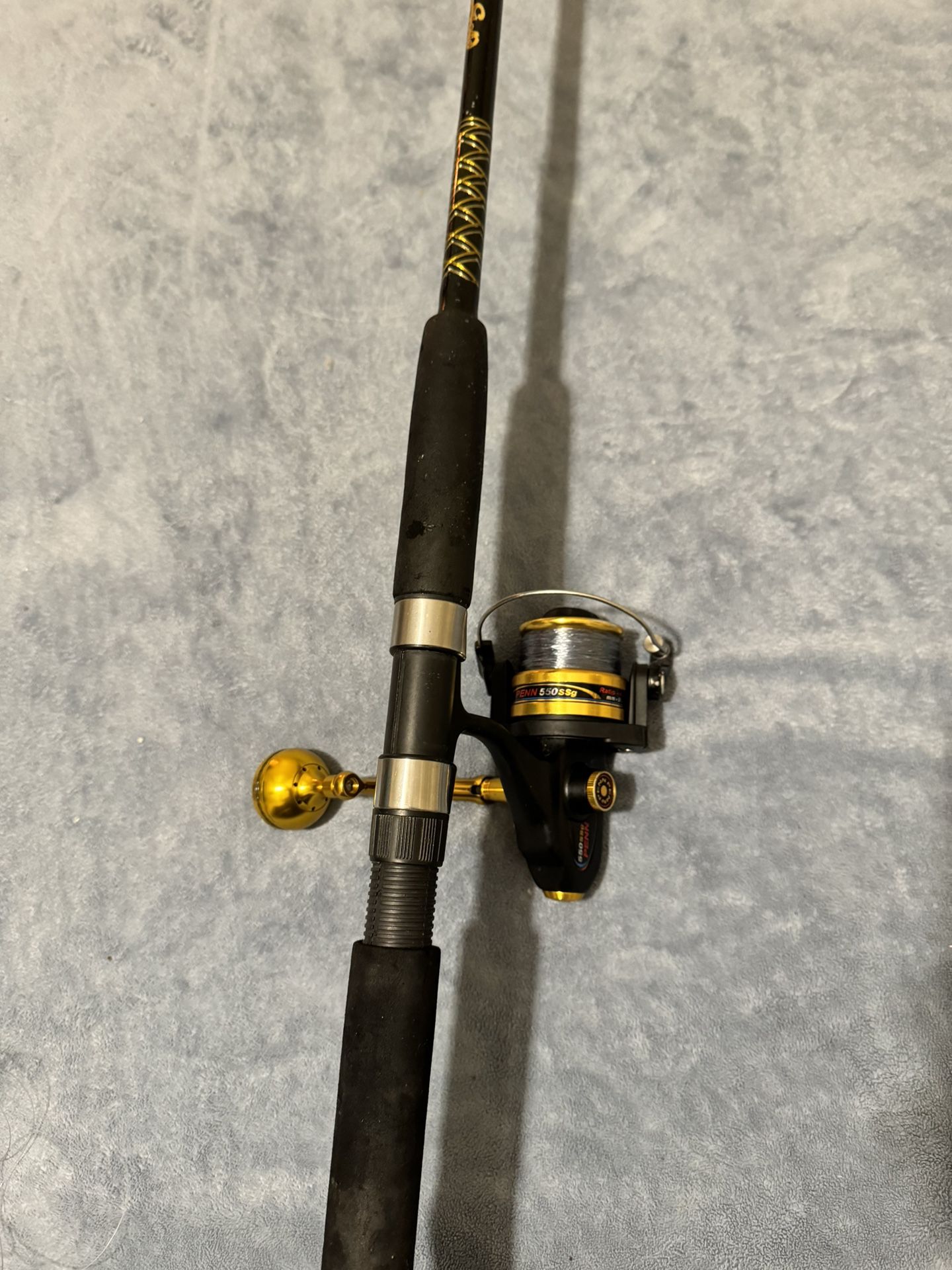 Penn 550 SSg reel with rod combo for Sale in Hialeah, FL - OfferUp