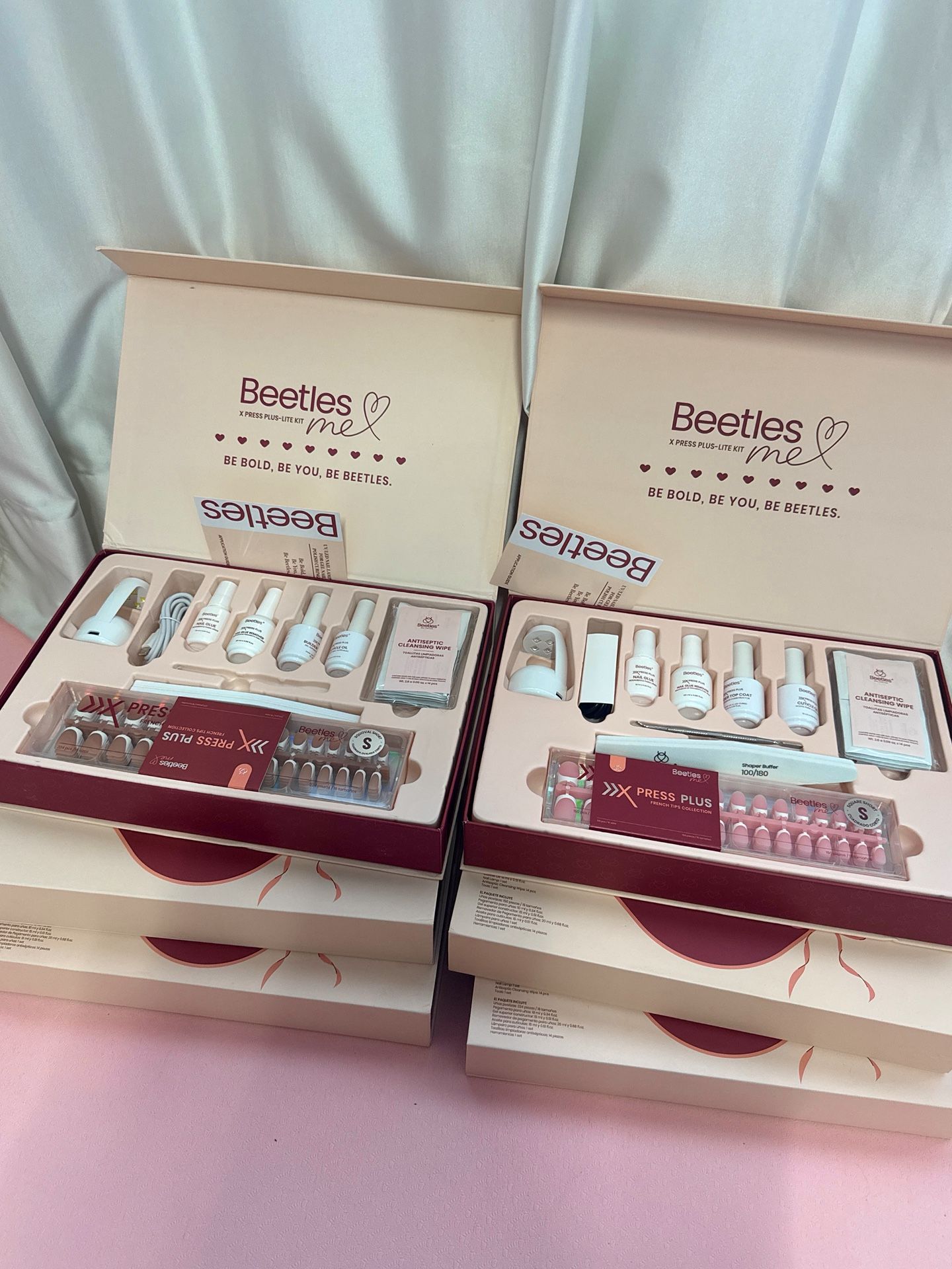 Beetles X Press Plus Lite Press- On Nails Kit-6 Boxes For $40 for Sale ...