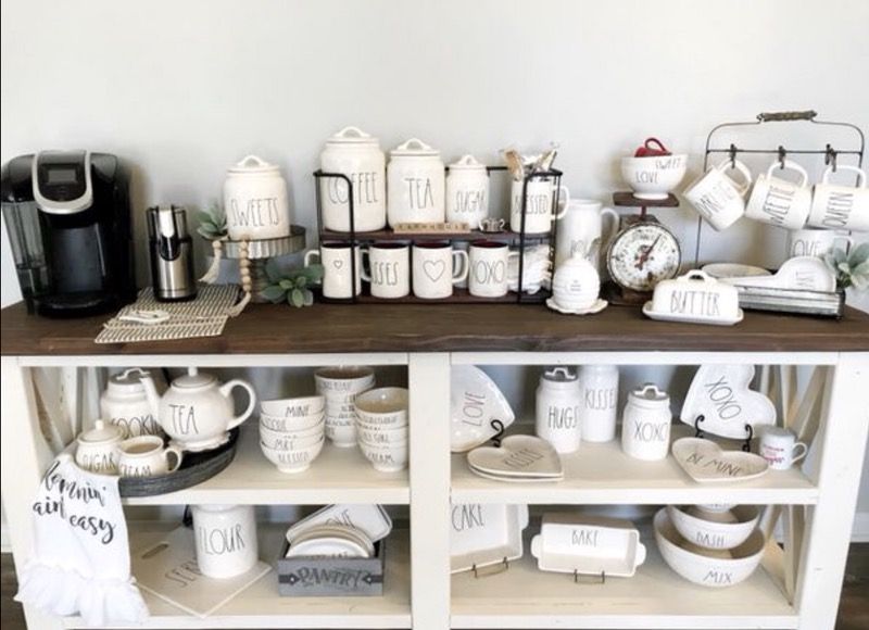 Farmhouse / Rustic styled Table - Great for console, coffee bar ...