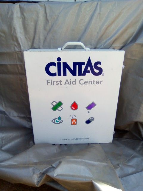 Cintas first aid metal cabinet for Sale in Riverside, CA - OfferUp