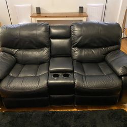Avenger black power reclining sofa store