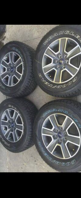 LikeNEW Ford F-150 RIMS / TIRES 6 Lug WHEELS Factory Original OEM ...