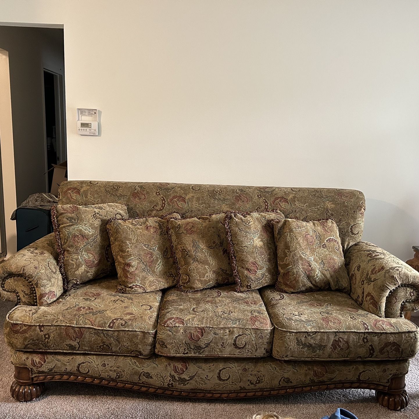 Paisley Sofa And Loveseat | Baci Living Room