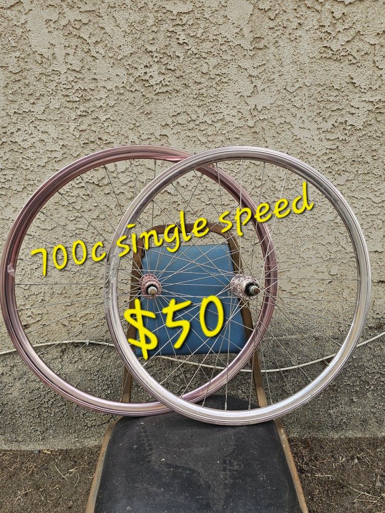 Pink Anodized Single Speed Wheelset Bike Bicycle for Sale in Long Beach ...