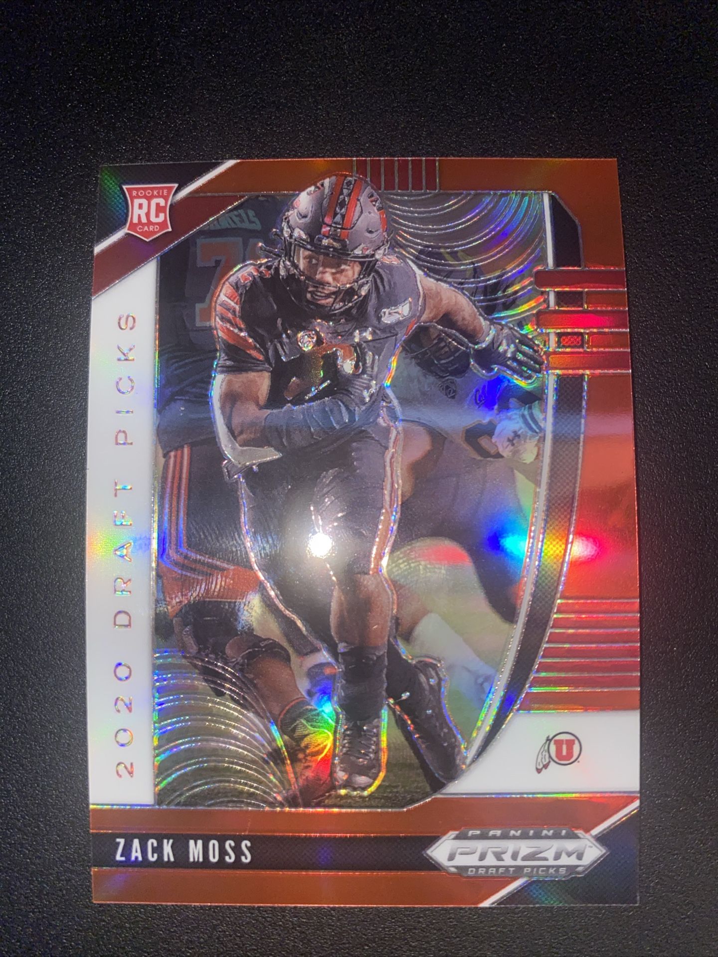 2020 Panini Prizm Draft Football Prizms Red Parallel Zack Moss for Sale ...