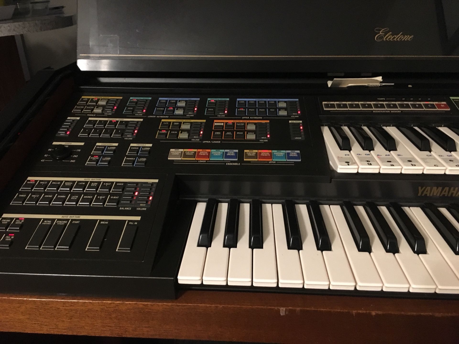 Electone Organ Yamaha Mr 700t