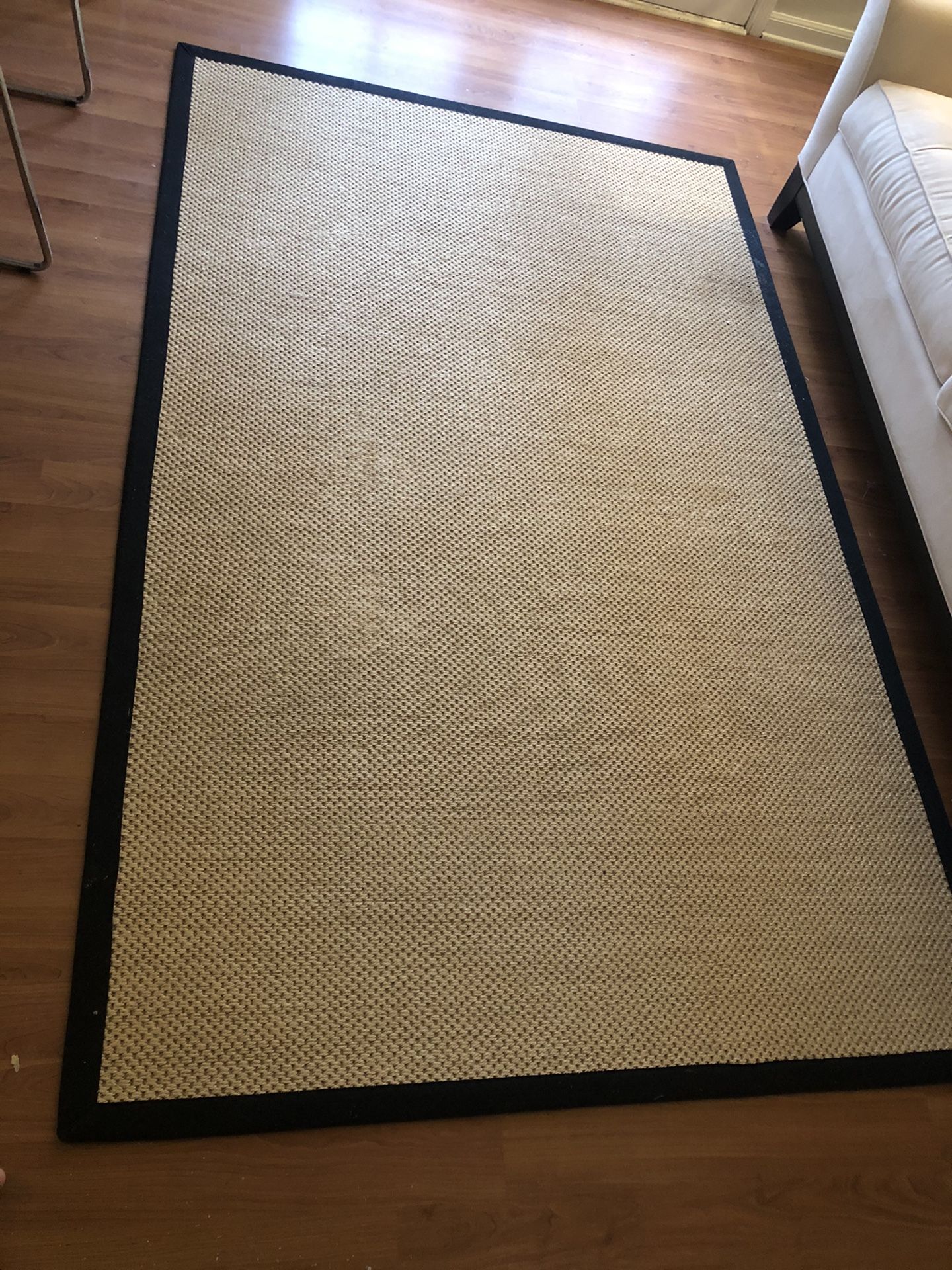 Gorgeous 8x5 Sisal Rug with Black Trim for Sale in Tucker, GA - OfferUp