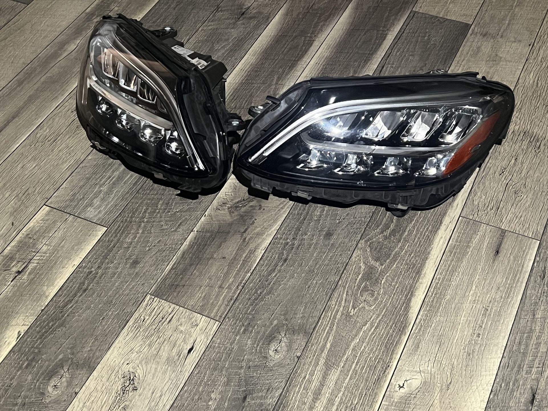 2019-2021 C-CLASS C300 C63AMG W205 PAIR OF HEADLIGHTS WITH NO MODULES ...