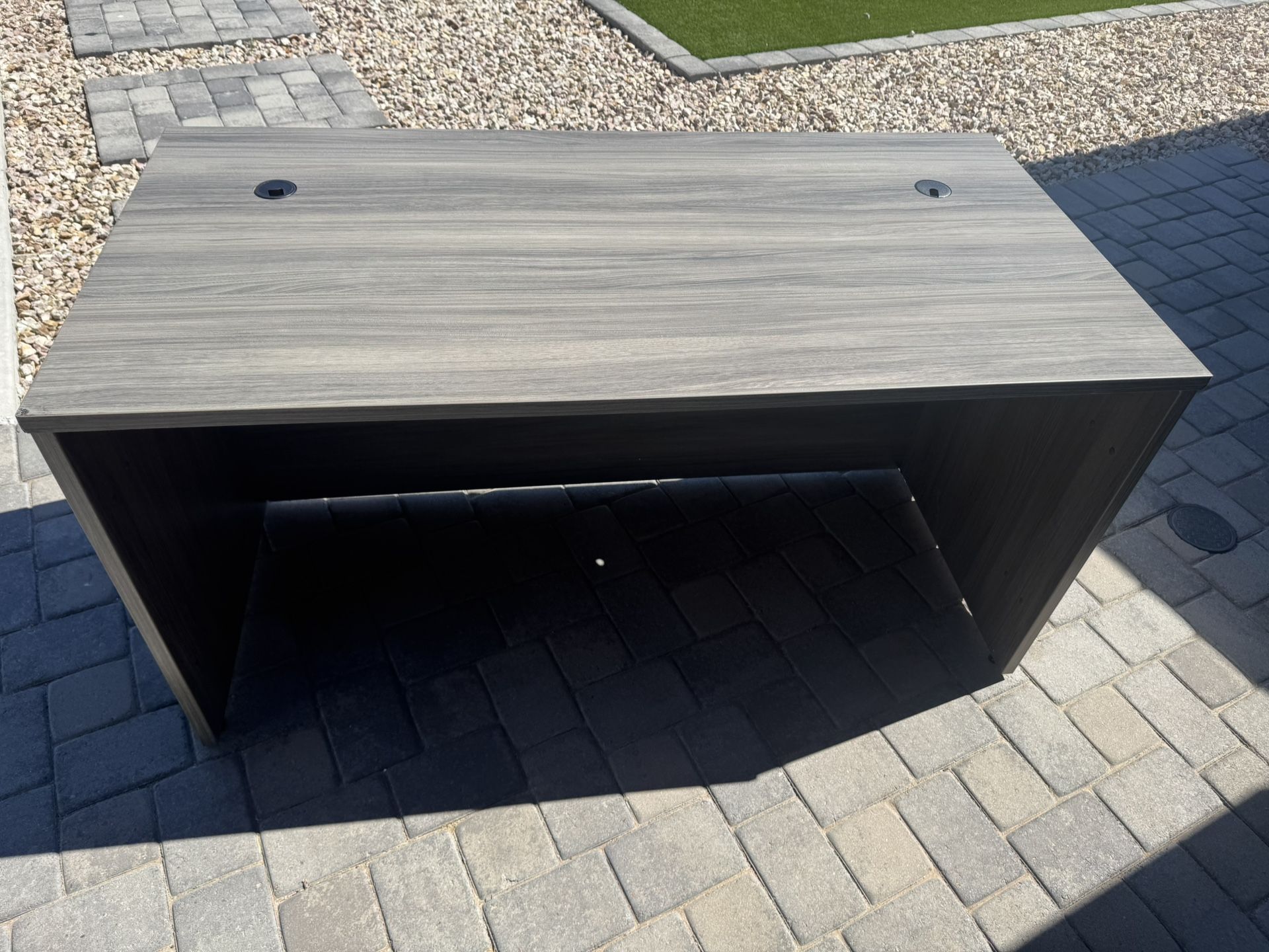 Affirm 59Lx29.5Dx30h. Hudson Elm Computer Desk with Melamine Top for ...