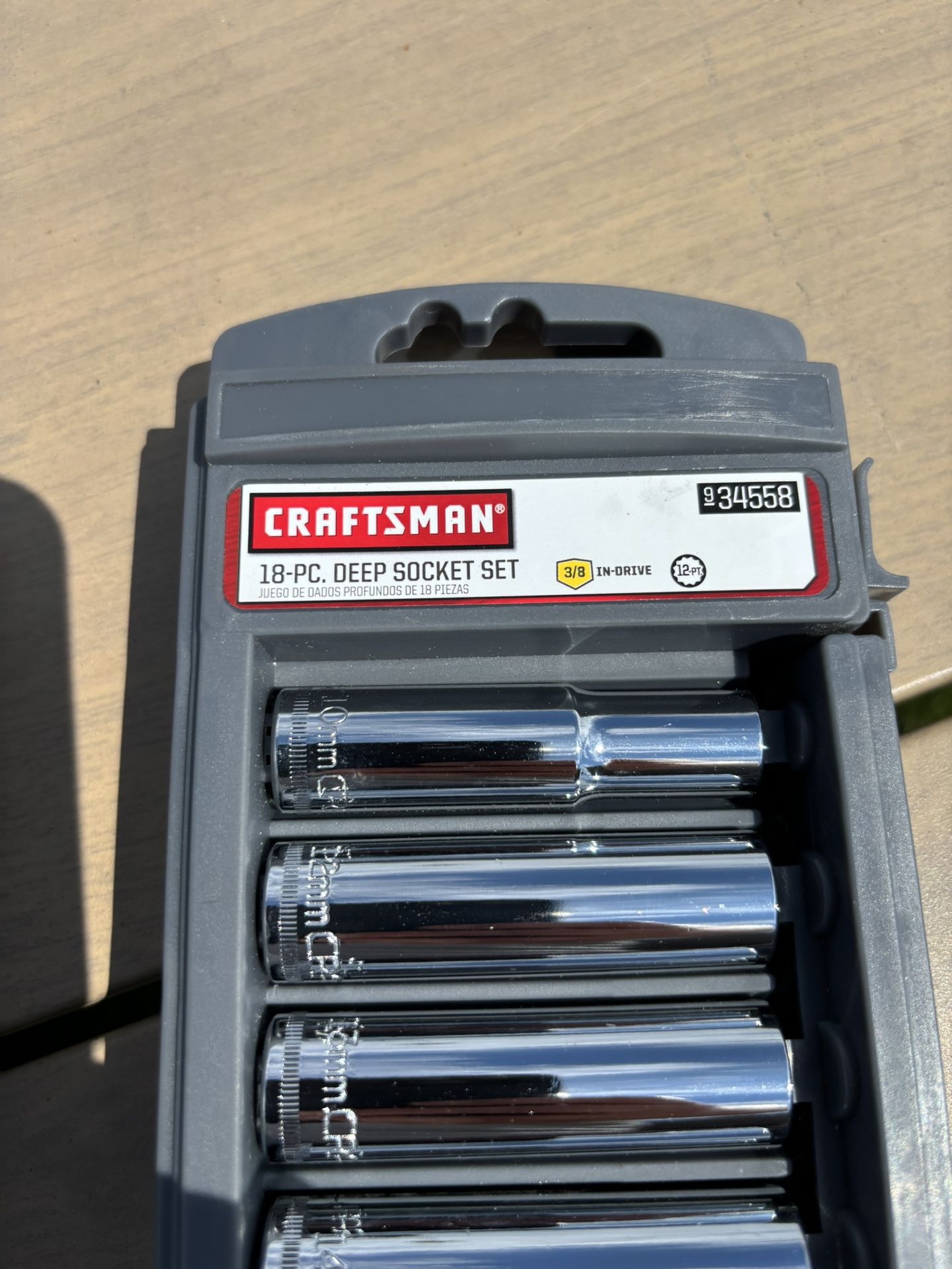 Craftsman Deep Sockets ((18-PC)) for Sale in Alta Loma, CA - OfferUp