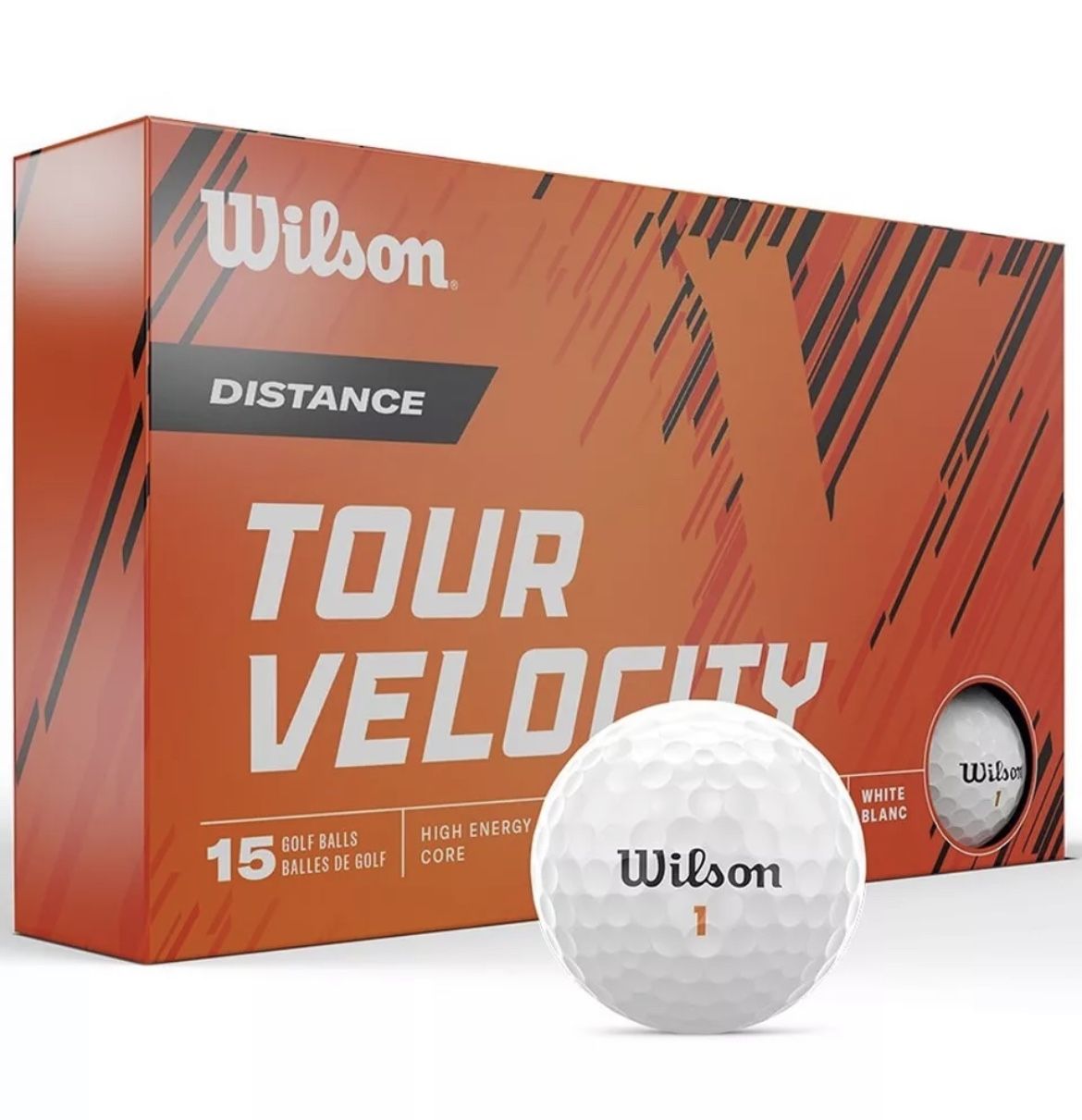 Wilson Tour Velocity Distance Golf Balls 15 Qty - NEW & SEALED for Sale ...
