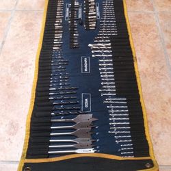 Vintage Ryobi Roll Up Drill Bit And Attachment Set 155 Pieces Including Roll Up Bag for Sale in Delray Beach FL OfferUp