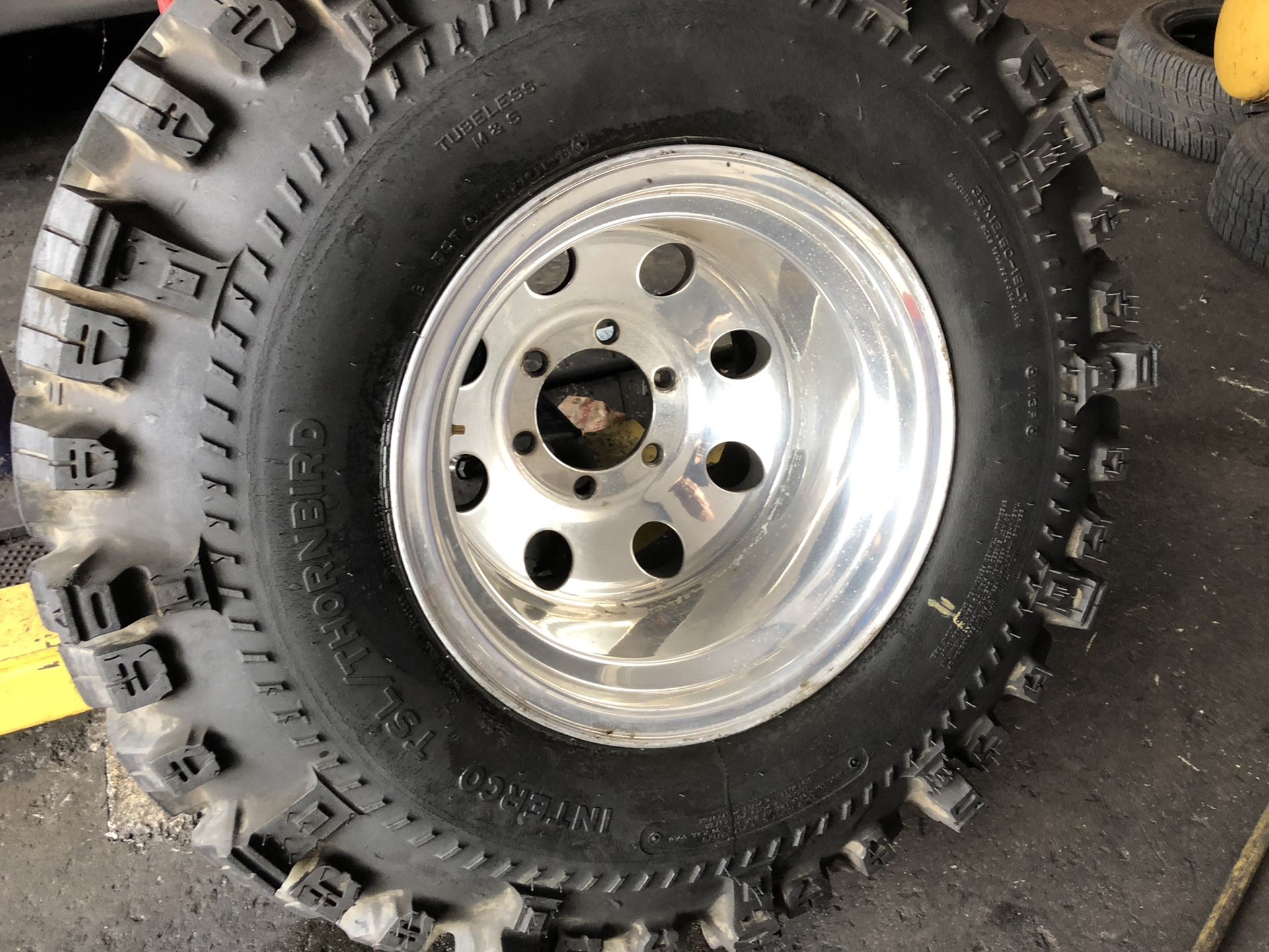 15x12 Alcoa w 35” Interco Thornbirds TSL 6Lug 6x5.5 4x4 Off-road Tires ...