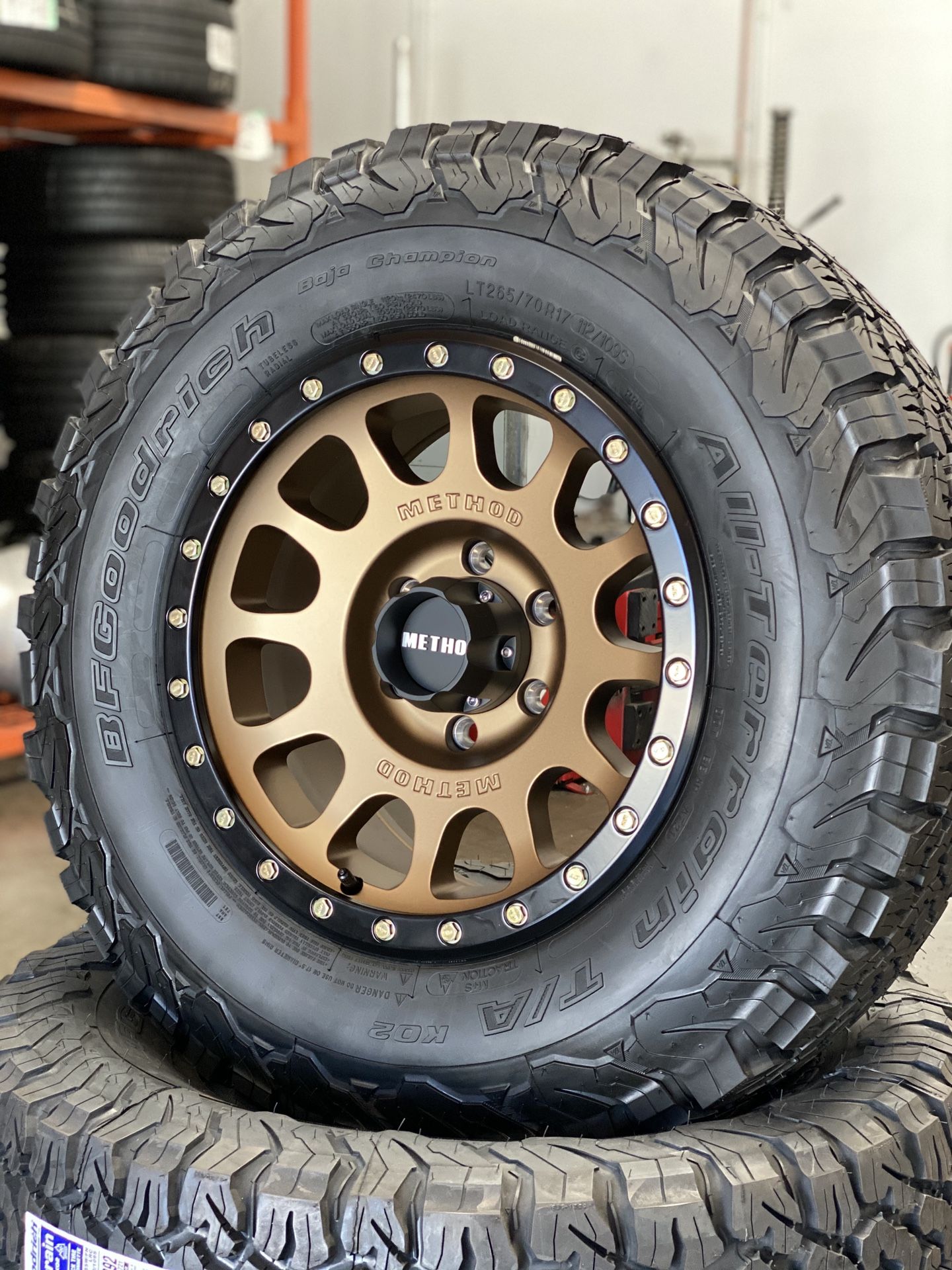 New Method 305 Bronze and New Tires 265/70R17 BFGoodrich KO2 for Sale ...