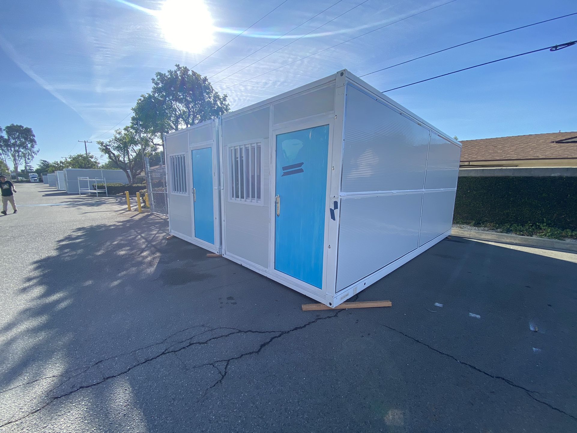 8x20 INSULATED PRE-FAB FOLDABLE STORAGE CONTAINER! for Sale in Pomona ...