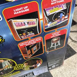 Arcade 1up NBA Jam New In Box With Stool And Riser for Sale in Buena ...