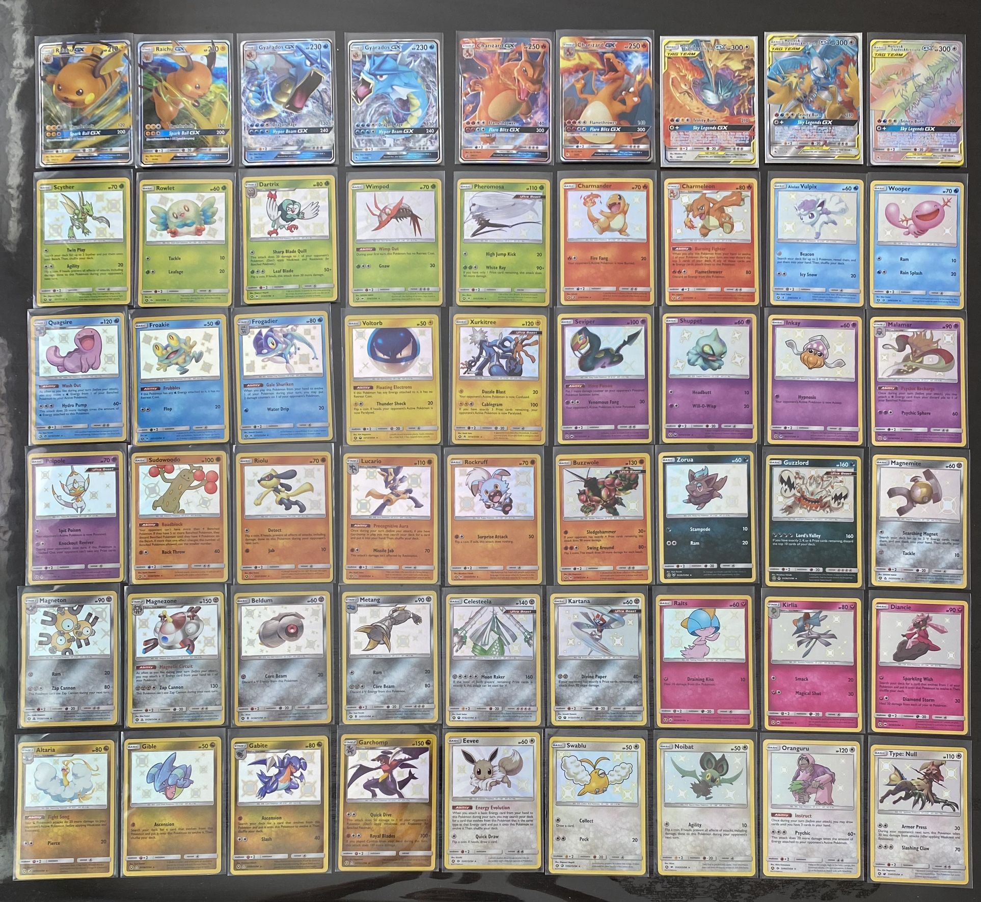 Pokemon Hidden Fates Complete Baby Shiny Vault Set SV1-SV45 + GX Promos ...