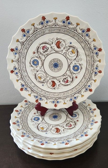 Vintage Set of 7 England Copeland Spode Bone China Florence Pattern ...