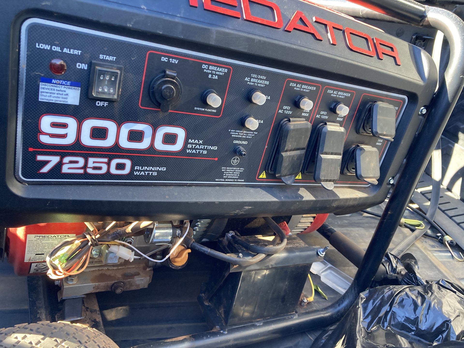 Preditor 9000 Generator for Sale in Orangevale, CA - OfferUp
