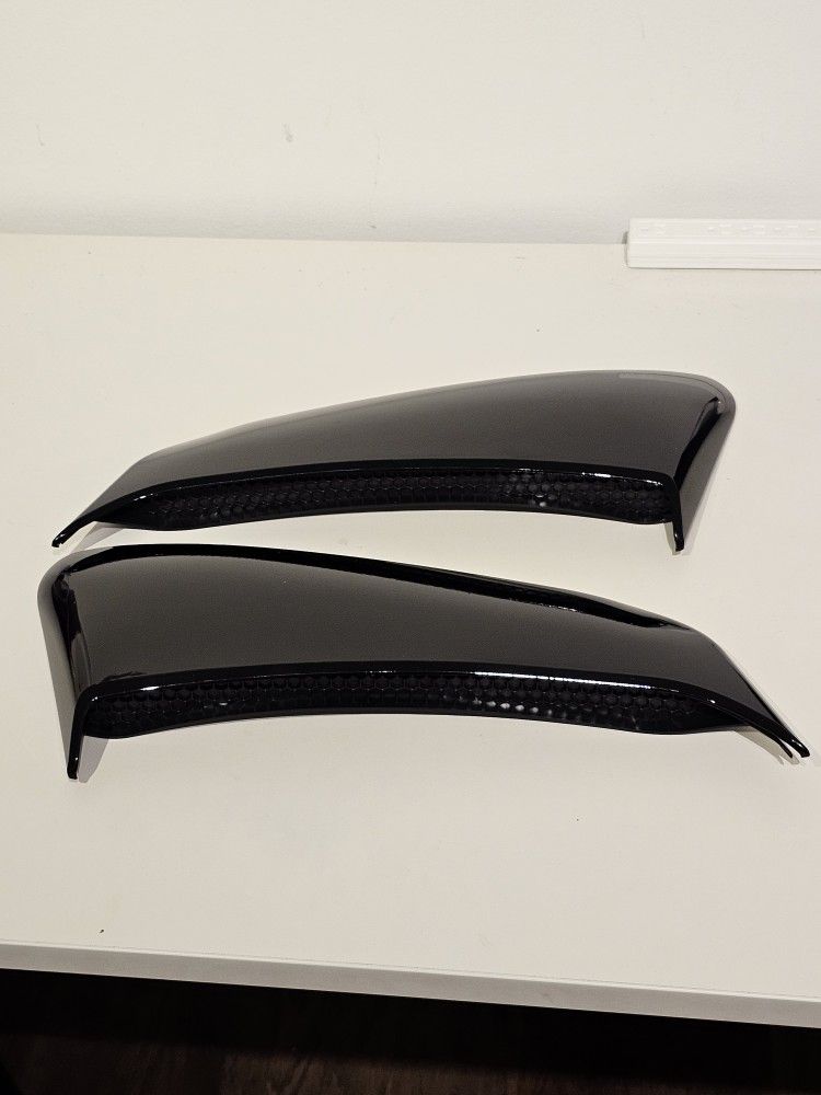 Mustang S550 Side Scoops Professionally Painted Black With Car Paint ...