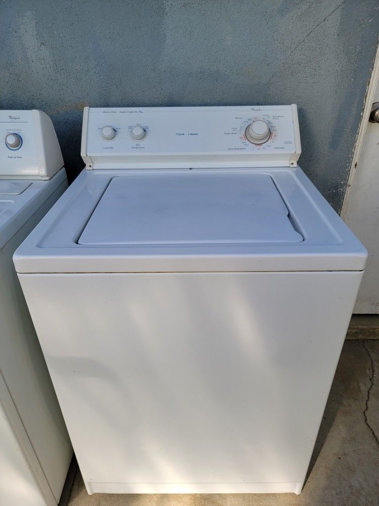 Heavy Duty, Super Capacity Plus, Whirlpool Washer with Agitator and ...