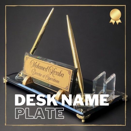 Unique Desk Name Plate
