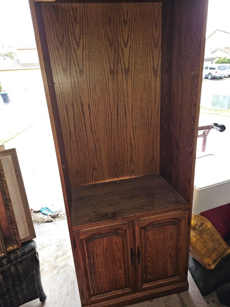 Solid Oak Cabinet for Sale in Murrieta, CA - OfferUp