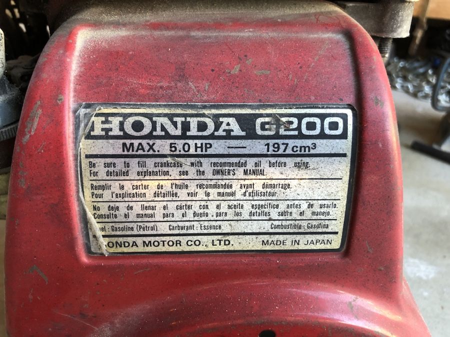Honda G200 Motor for Sale in Poway, CA - OfferUp