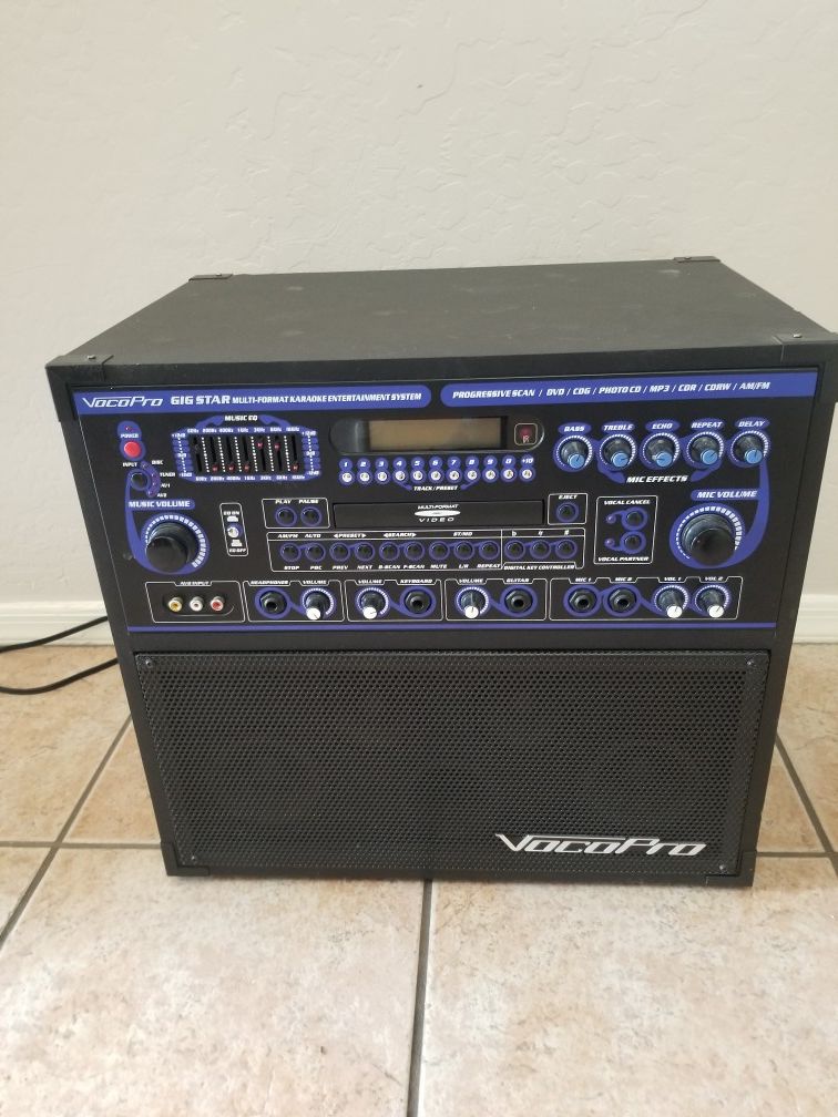 VocoPro GiG Star Karaoke Machine for Sale in Buckeye, AZ - OfferUp