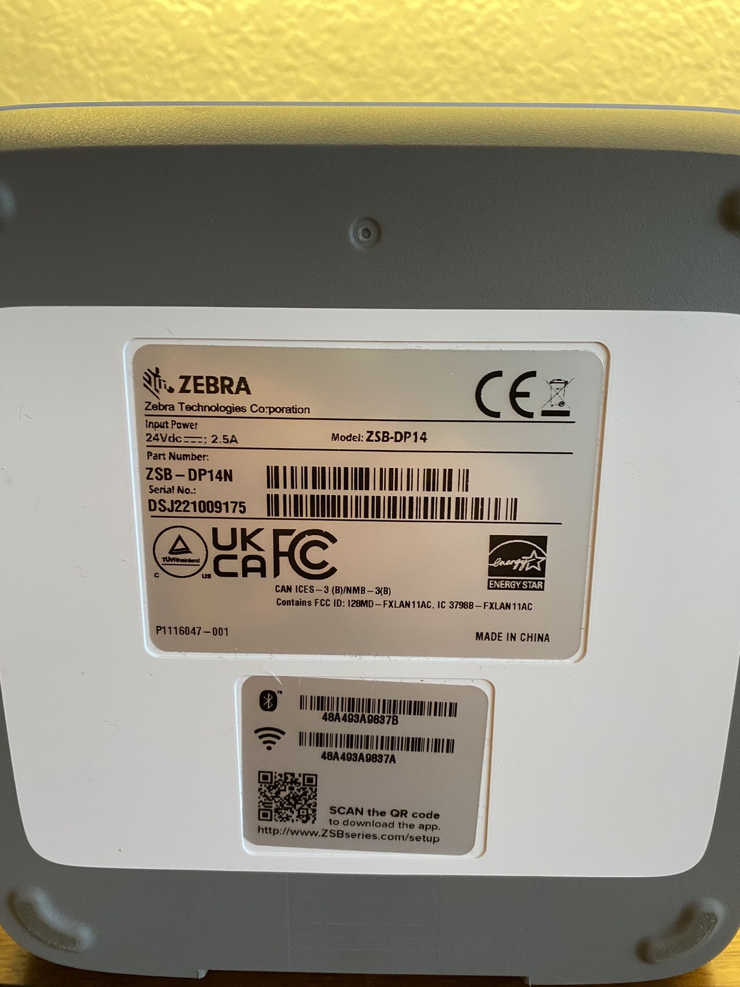 Zebra Label Printer ZSB-DP14 for Sale in Tucson, AZ - OfferUp