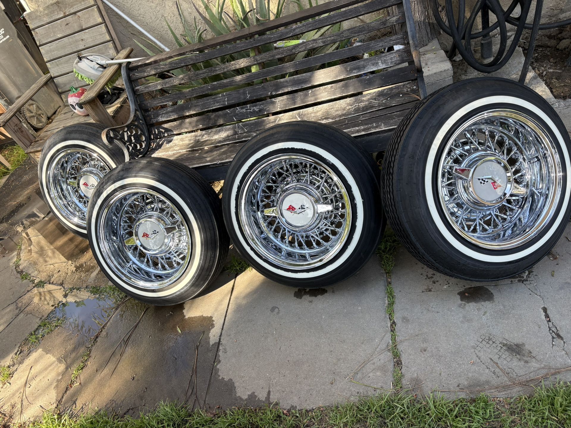 14x7 Mcclean Wire Wheels for Sale in Garden Grove, CA - OfferUp