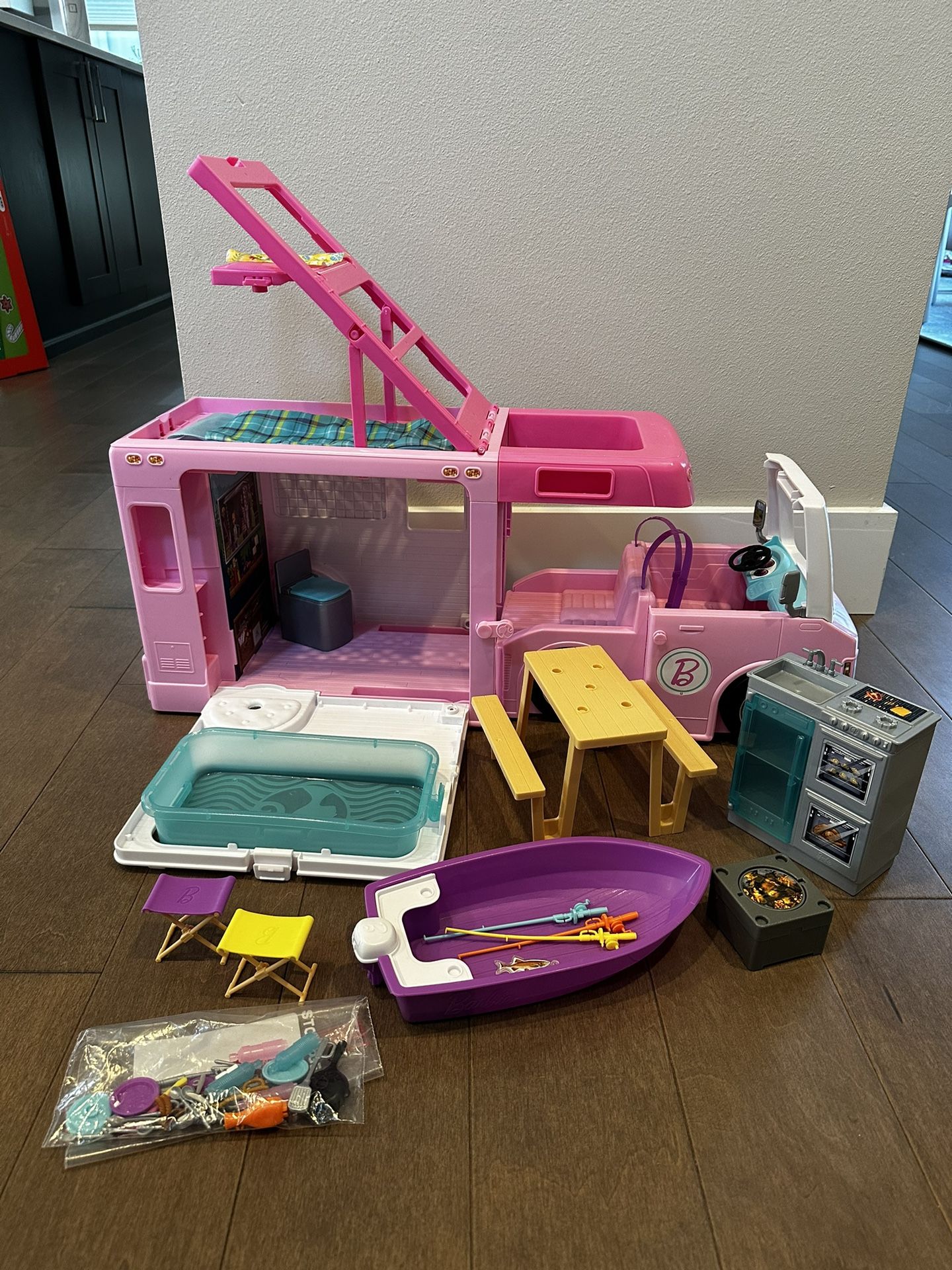 Barbie Camper & Camping Set for Sale in Kirkland, WA - OfferUp
