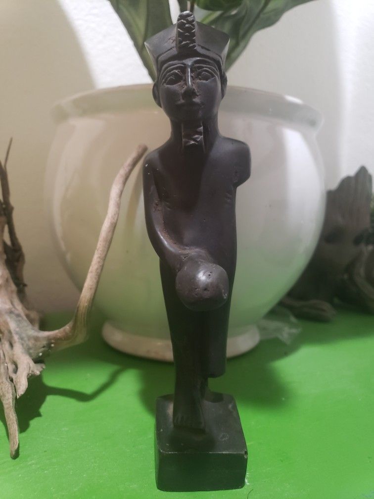 Min Egyptian God Statue