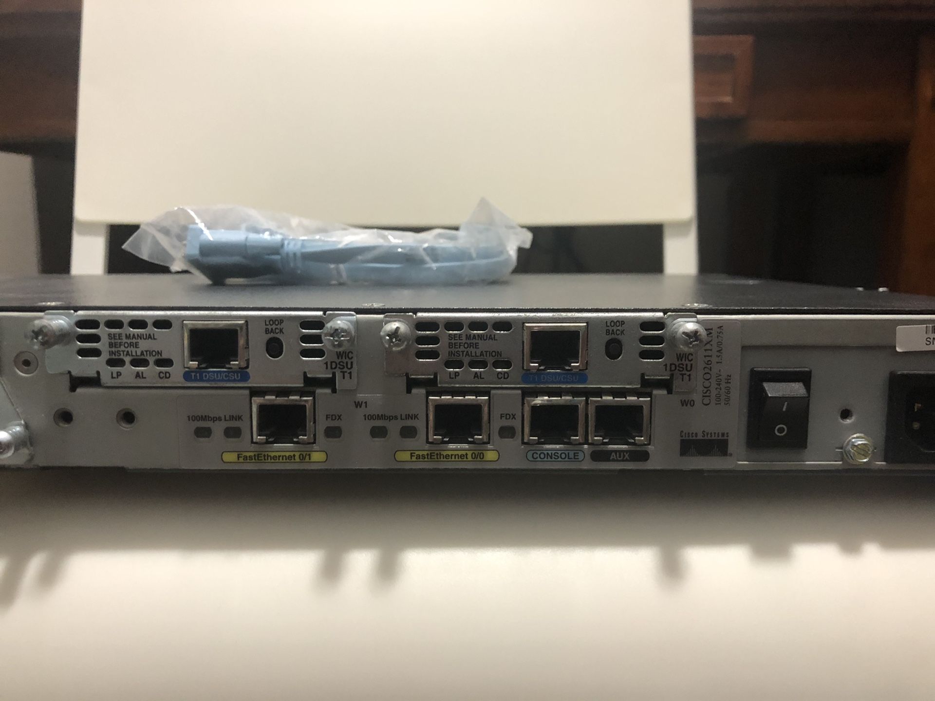 Cisco 2611 router load module, 2W, 1DSU-T1 for Sale in Federal Way, WA ...