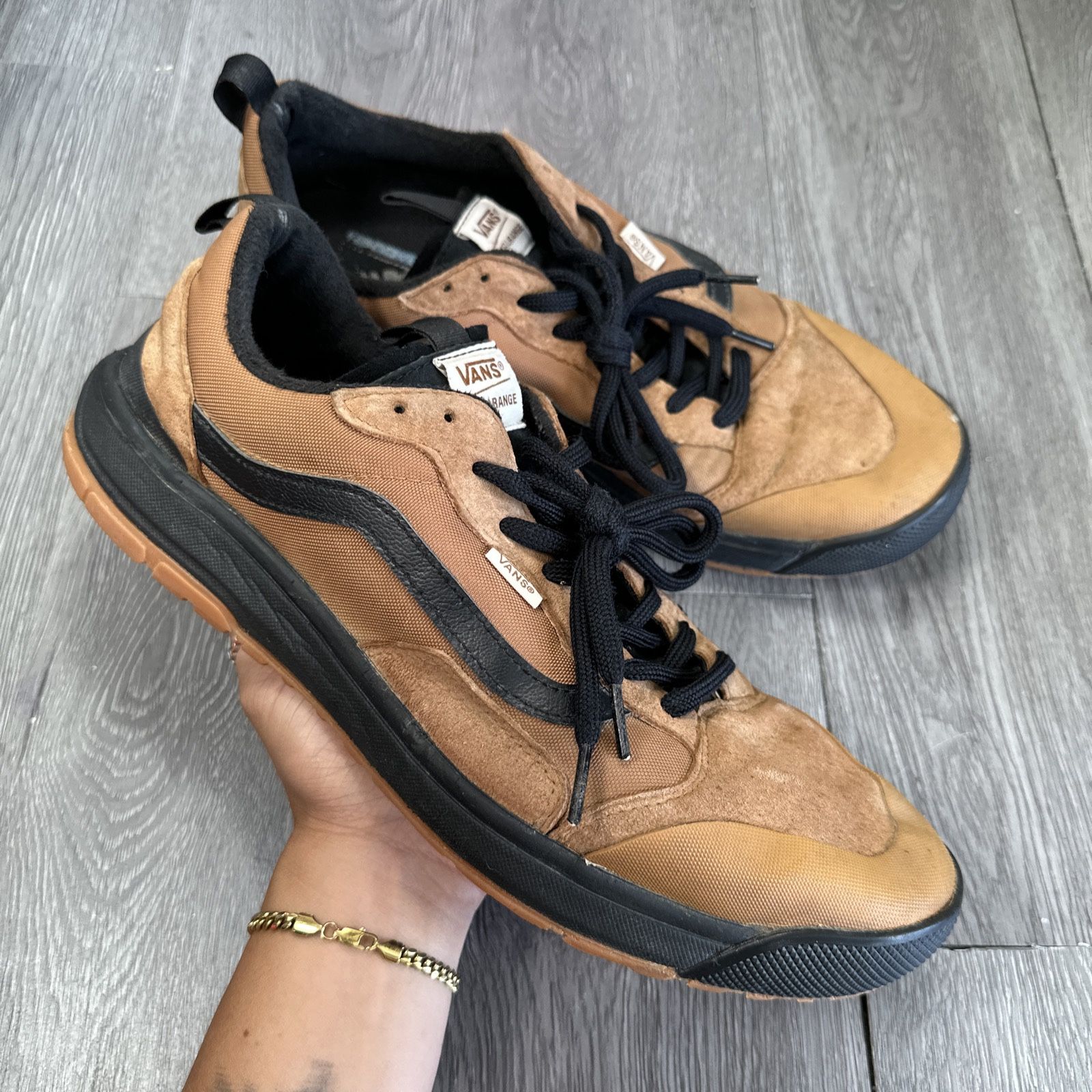 Size 13- VANS UltraRange EXO MTE-1 Glazed Ginger Brown Sneaker Suede ...