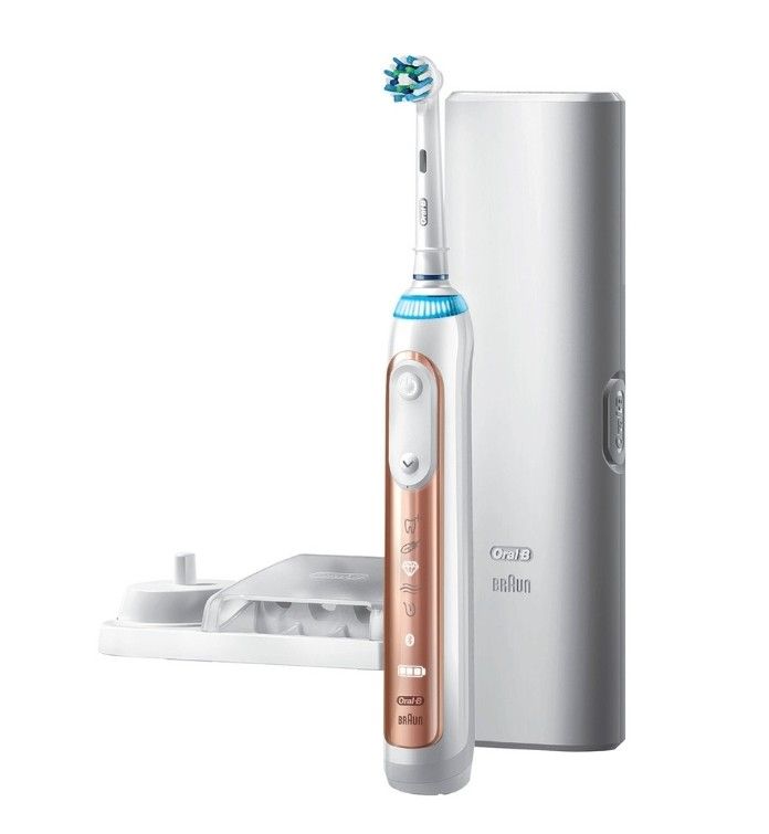 Oral B Genius 6000 Rechargeable Electric Toothbrush Rose Gold Personal care