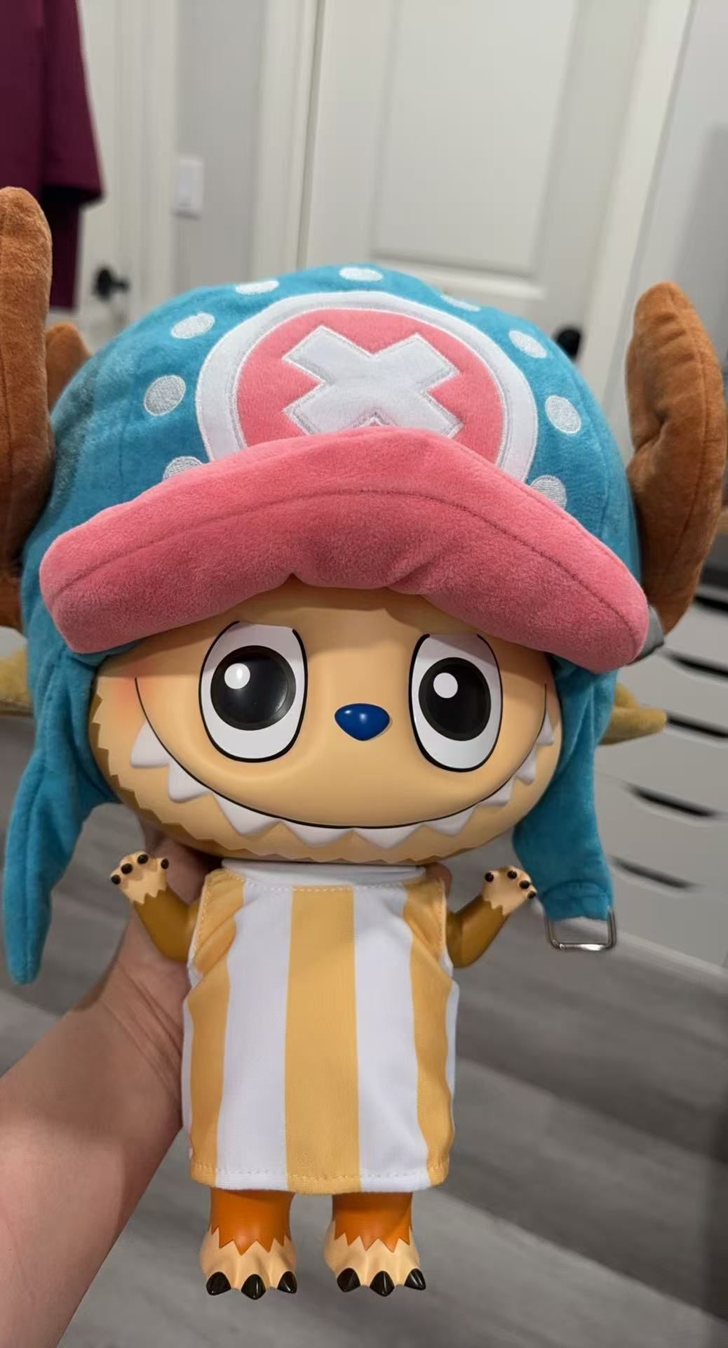 Labubu Tony Tony CHOPPER-400%MEGA LABUBU POP MART AUTHENTIC for Sale in ...