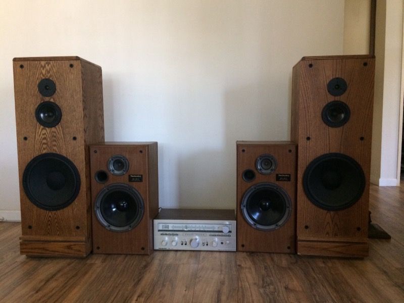 Stereo Setup: Soundesign TX 5160 Technics SB CR33 Mistsubishi SS4100 ...